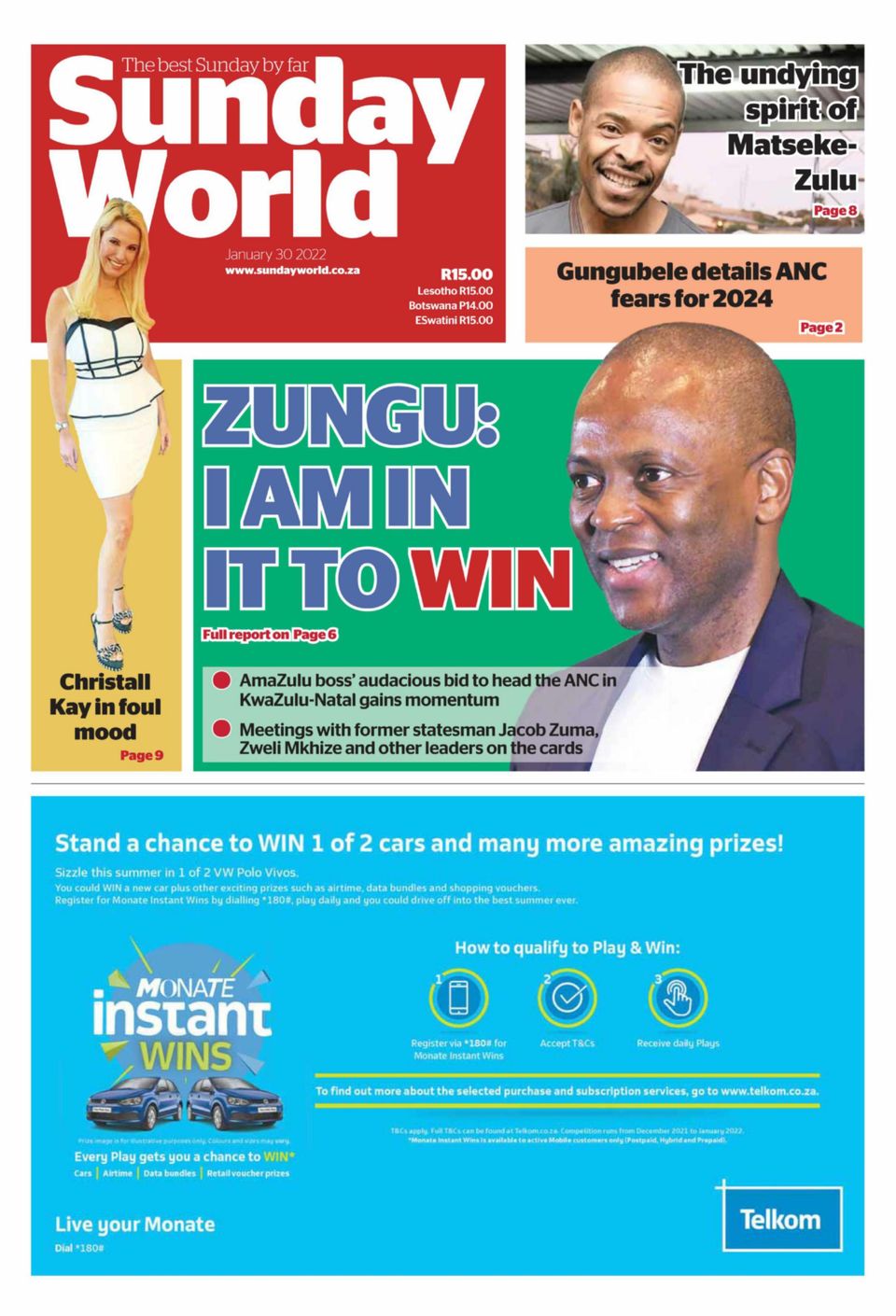 Sunday World-January 30, 2022 Newspaper - Get your Digital Subscription