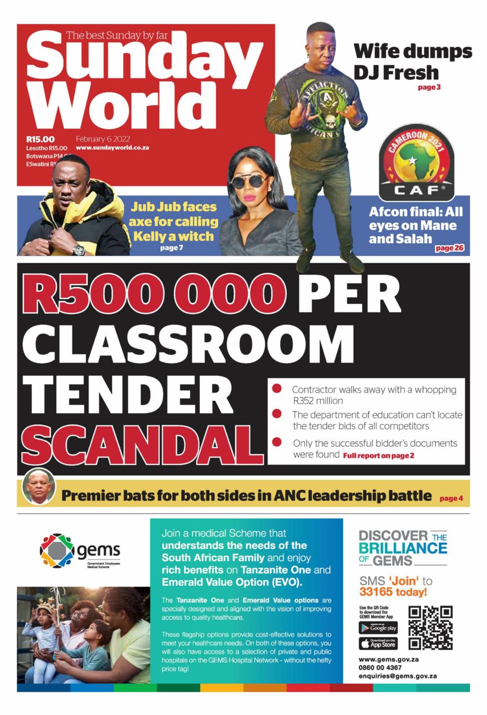 Get digital access to Sunday World - February 06, 2022 issue | Magzter.com