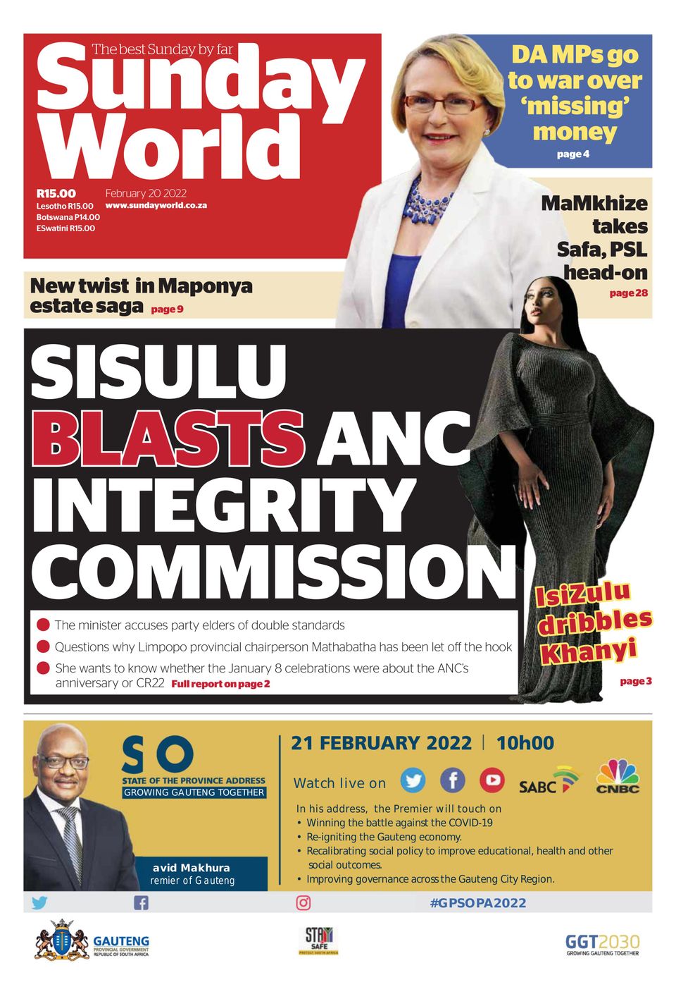 Get digital access to Sunday World - February 20, 2022 issue | Magzter.com
