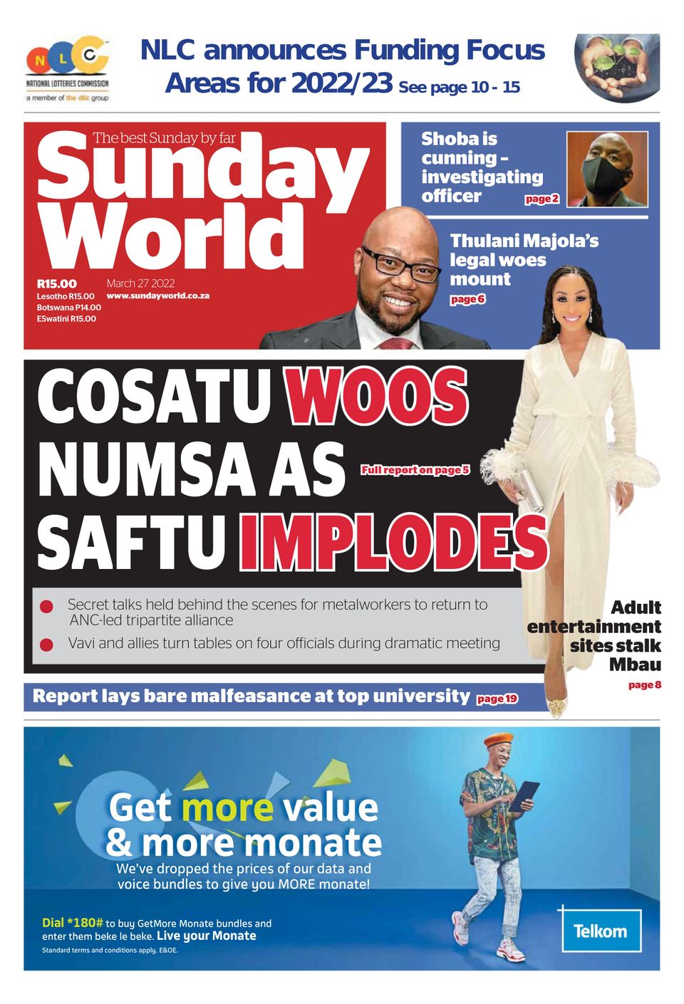 Get digital access to Sunday World - March 27, 2022 issue | Magzter.com