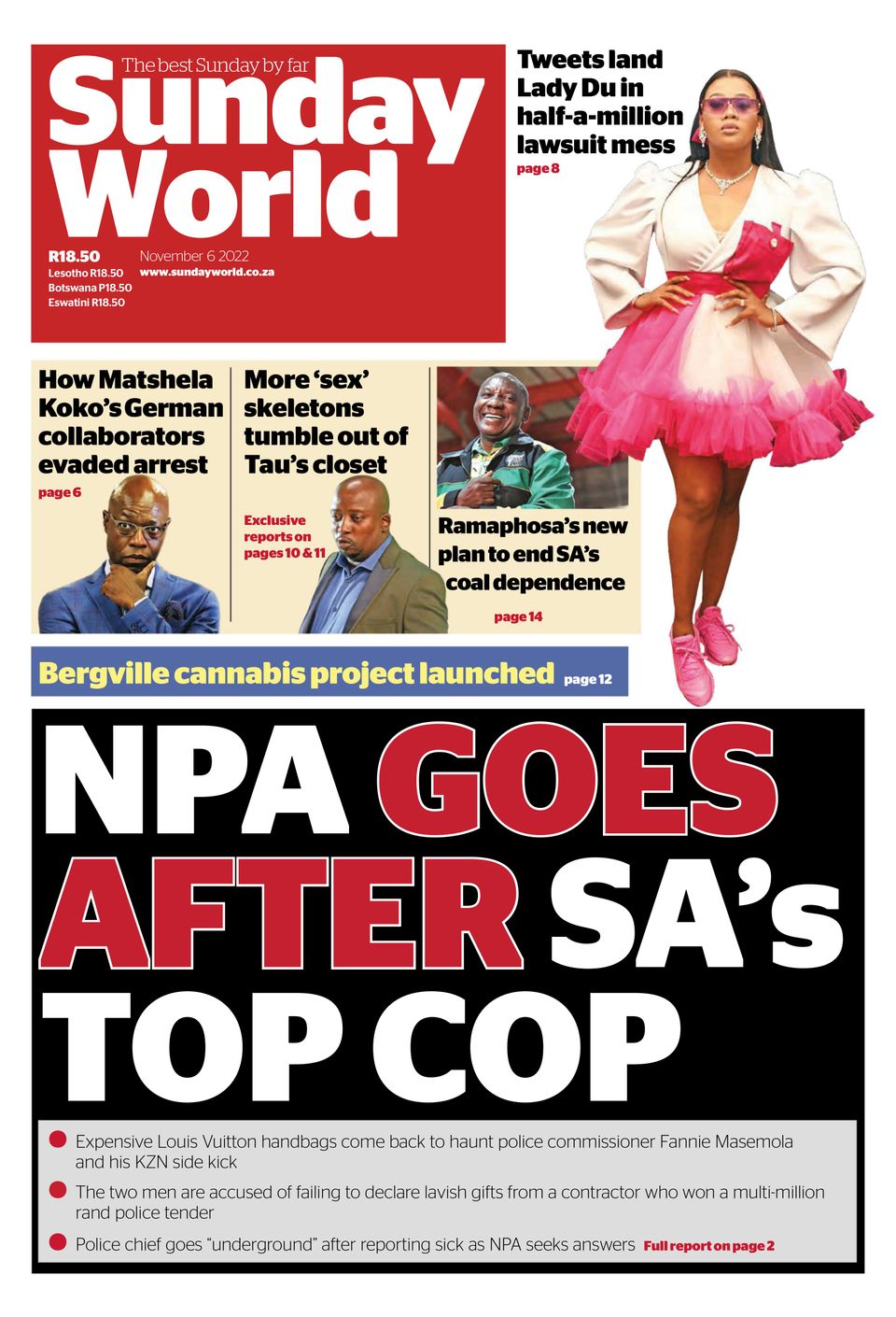 Sunday World-November 06, 2022 Newspaper - Get your Digital Subscription