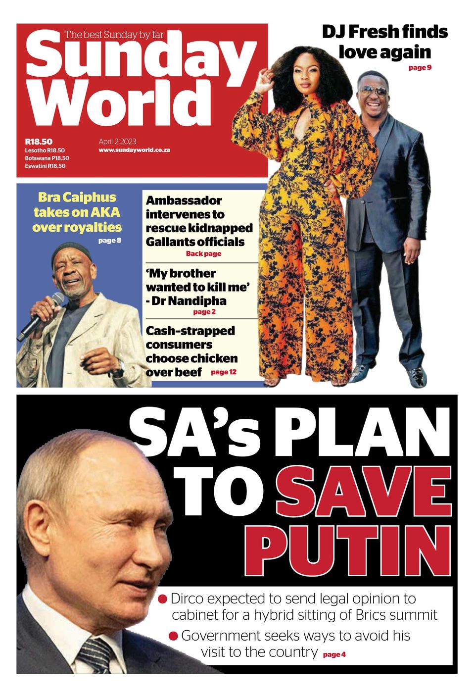 Get digital access to Sunday World - April 02, 2023 issue | Magzter.com