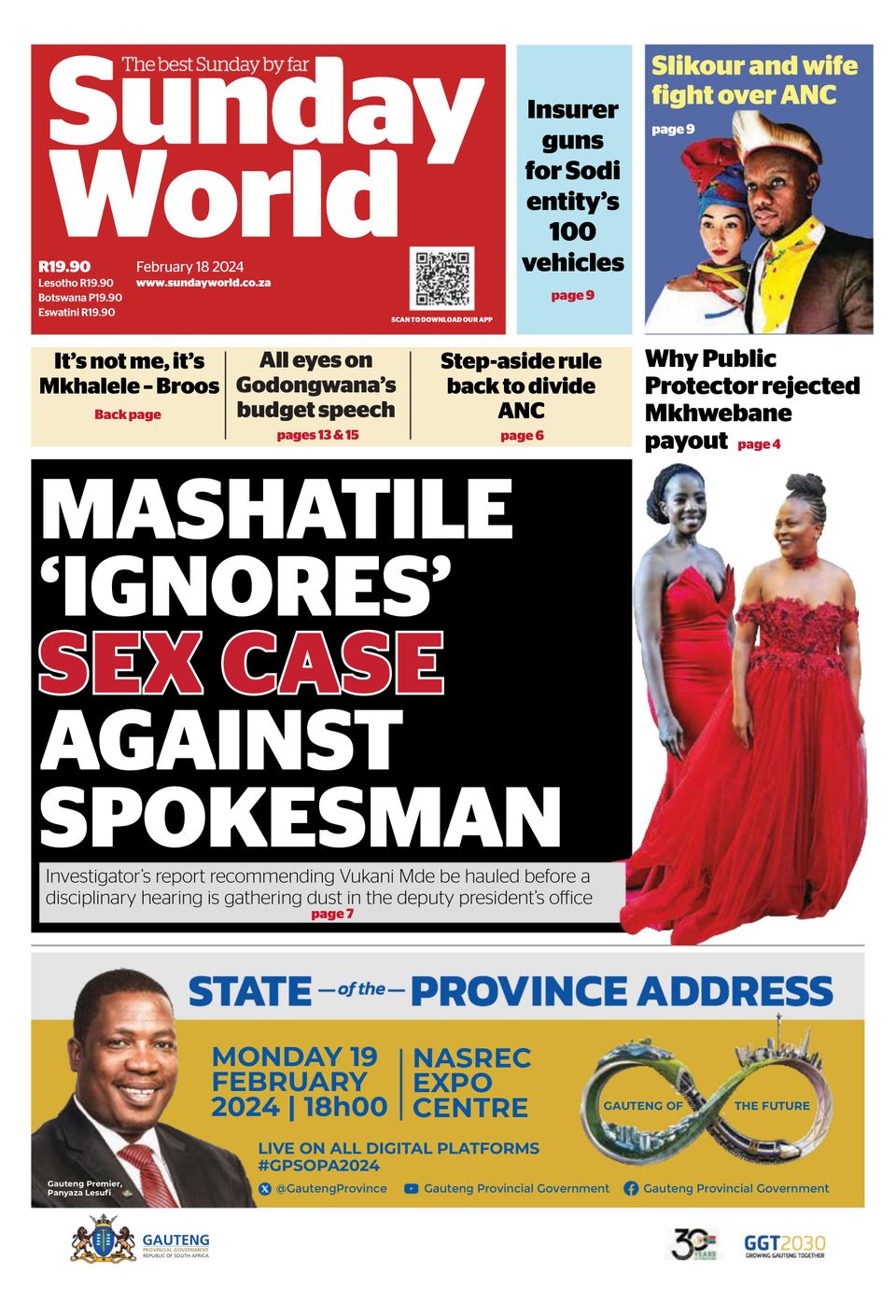 Sunday World-February 18, 2024 Newspaper - Get your Digital Subscription