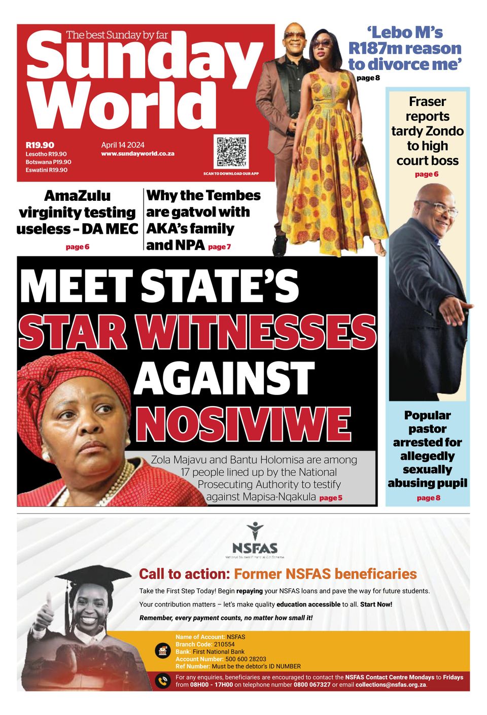 Get digital access to Sunday World - April 14, 2024 issue | Magzter.com