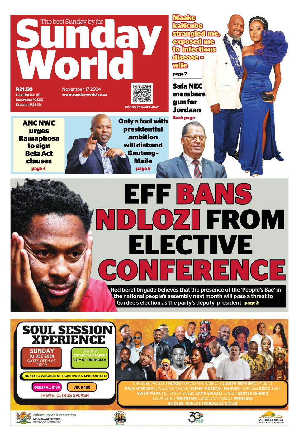Get digital access to Sunday World - November 17, 2024 issue | Magzter.com