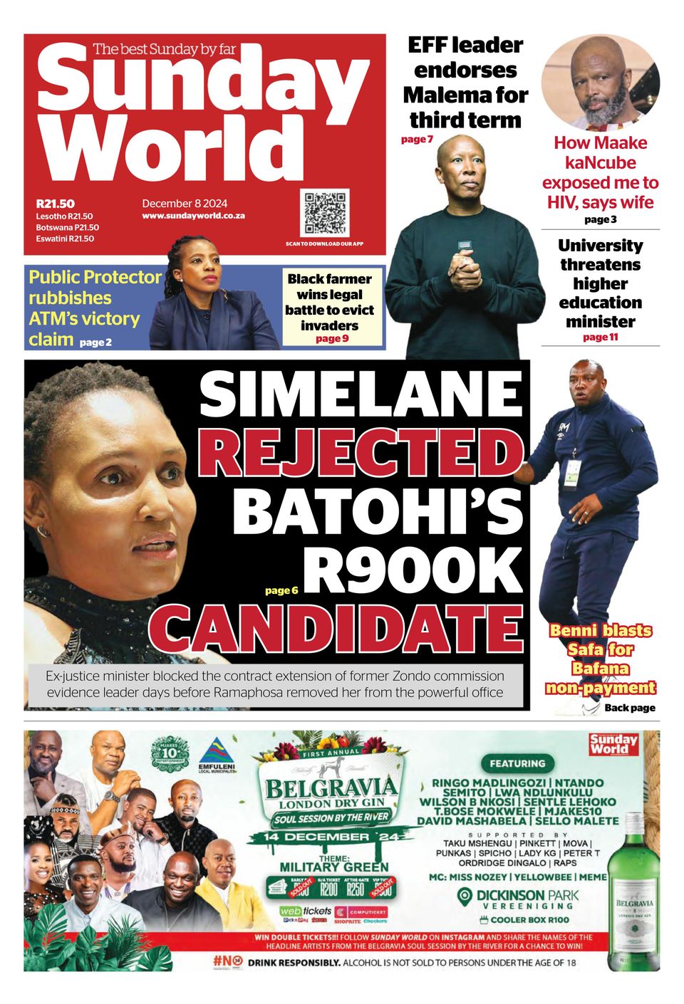 Get digital access to Sunday World - December 08, 2024 issue | Magzter.com