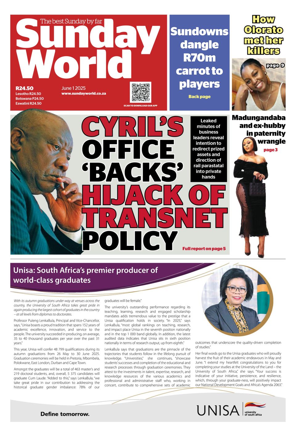 Get digital access to Sunday World - June 01, 2025 issue | Magzter.com