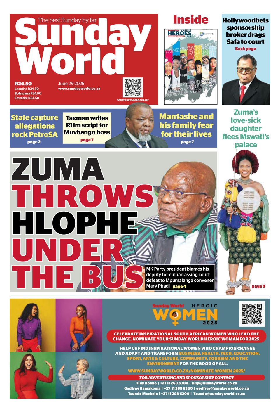 Get digital access to Sunday World - June 29, 2025 issue | Magzter.com