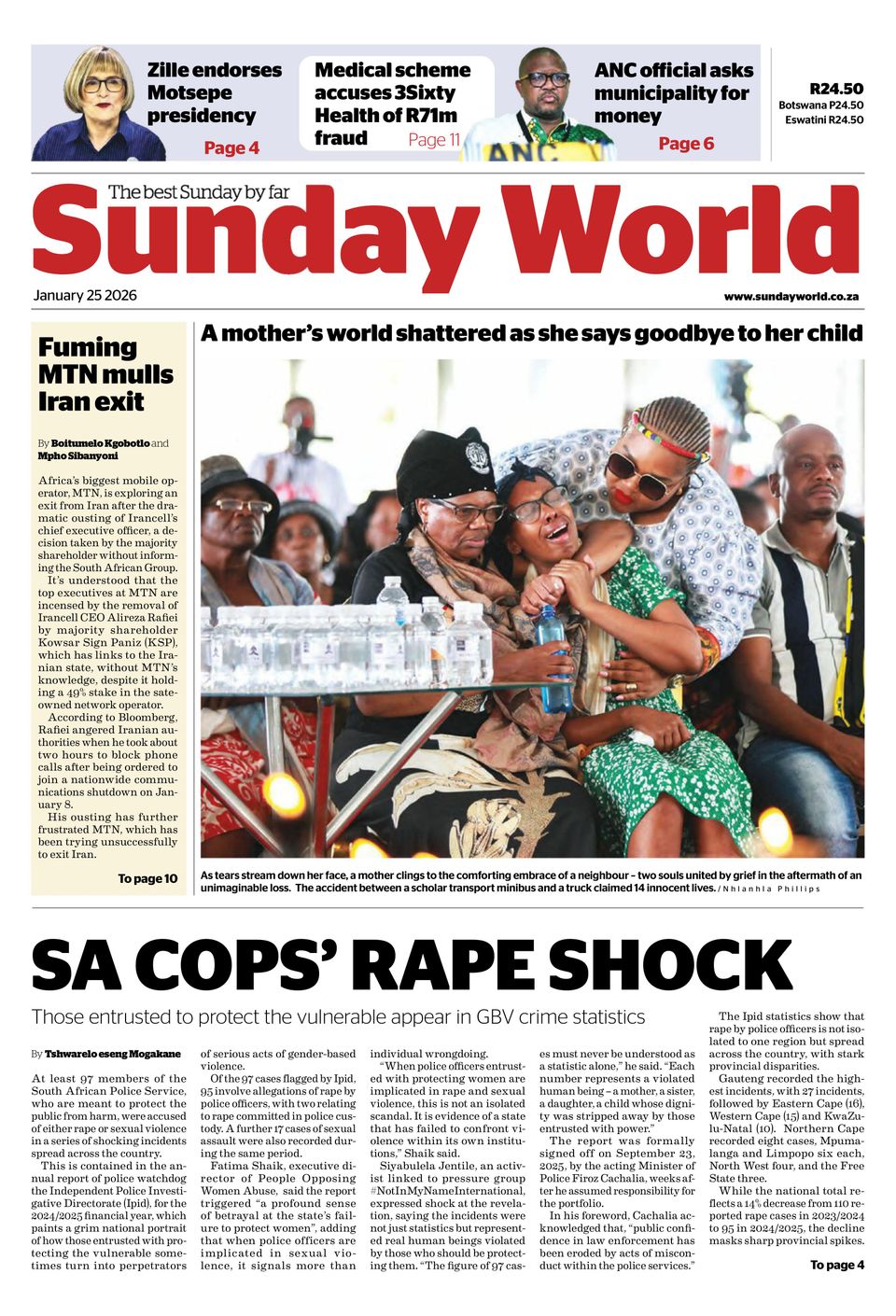 Get digital access to Sunday World - Sunday World January 25 2026 ...