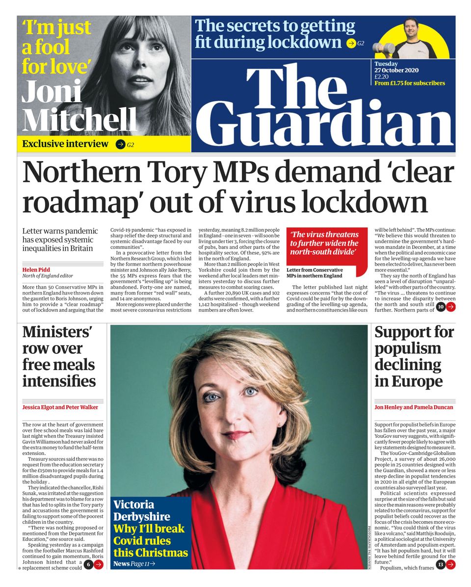 The Guardian-October 27, 2020 Newspaper - Get your Digital Subscription