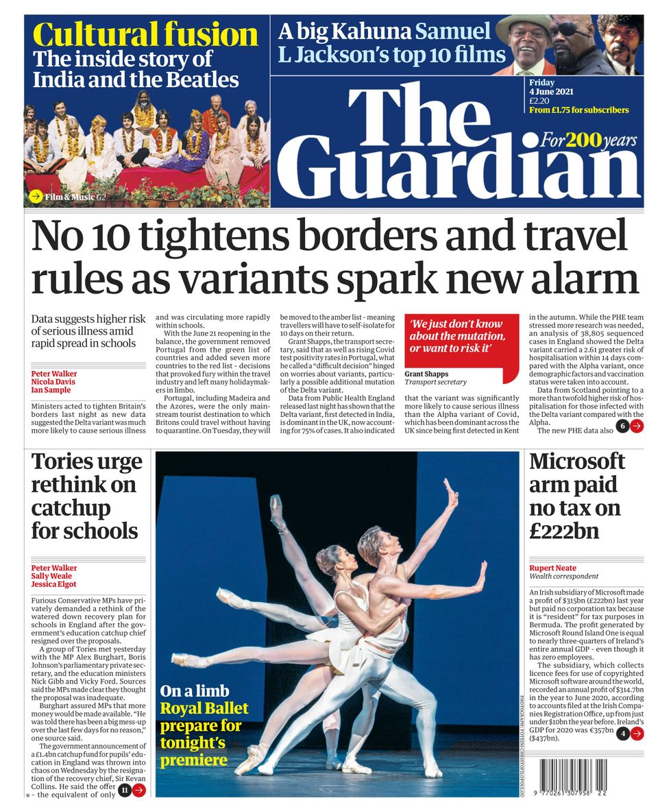 The Guardian-June 04, 2021 Newspaper - Get your Digital Subscription