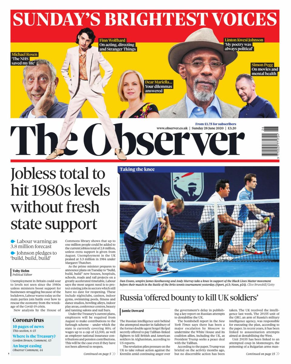 Get digital access to The Observer - June 28, 2020 issue | Magzter.com