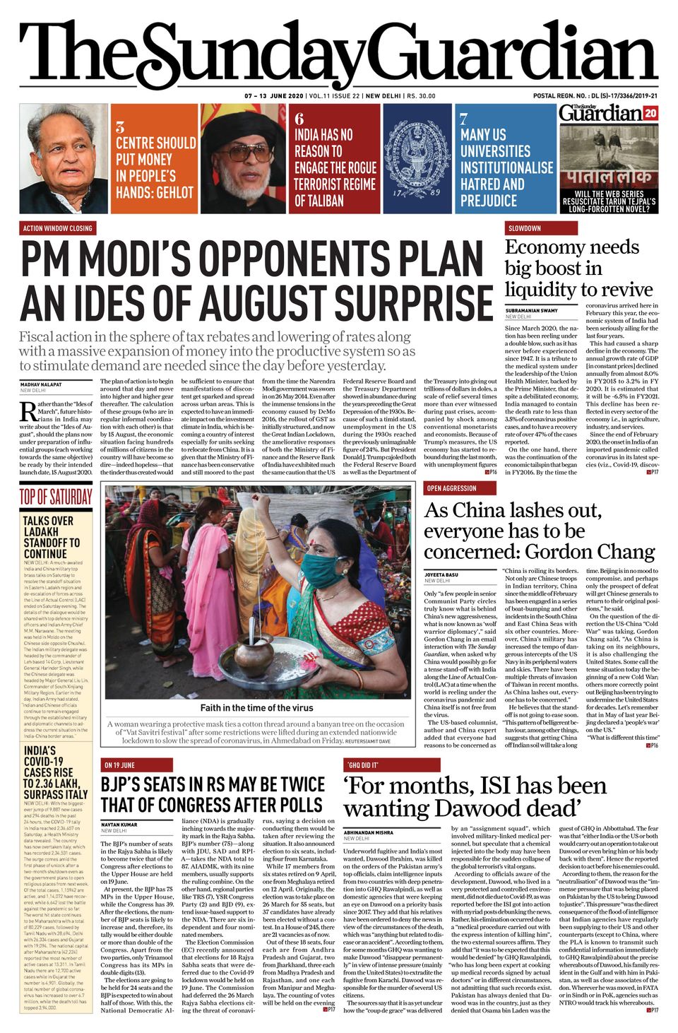 The Sunday Guardian-June 07, 2020 Newspaper - Get your Digital Subscription