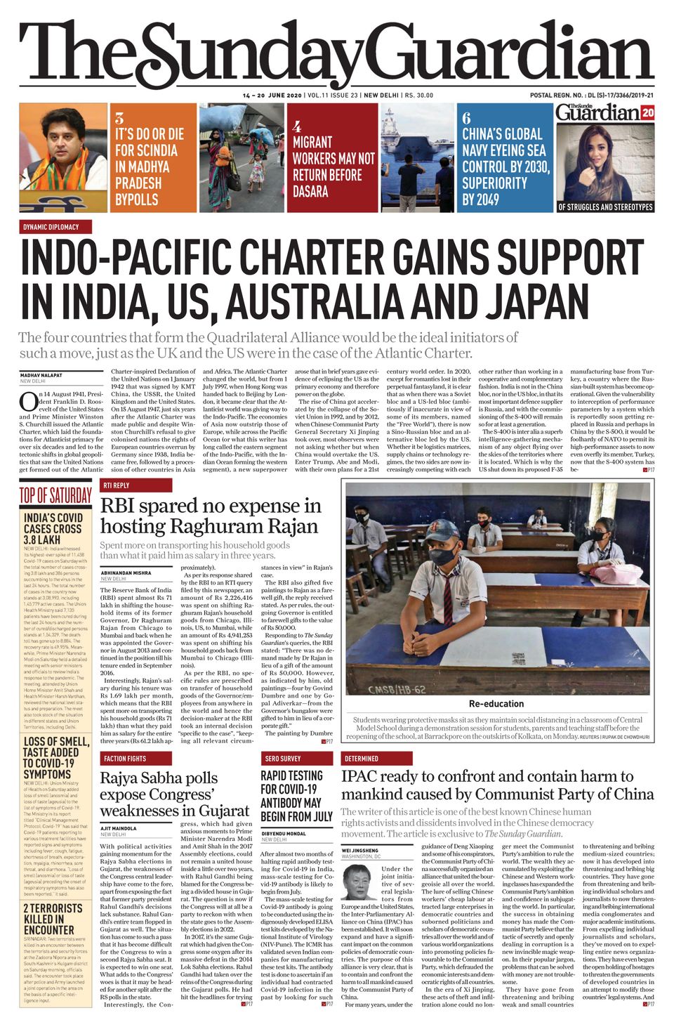 The Sunday Guardian-June 14, 2020 Newspaper - Get your Digital Subscription