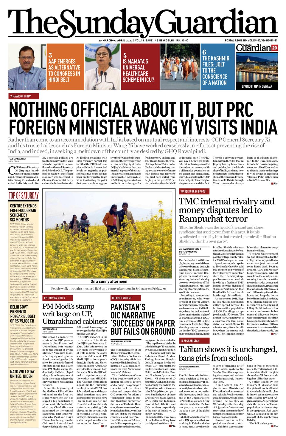 The Sunday Guardian-March 27, 2022 Newspaper - Get your Digital ...