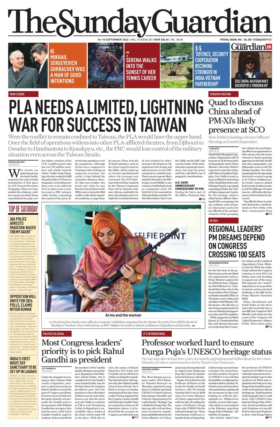 The Sunday Guardian-September 04, 2022 Newspaper