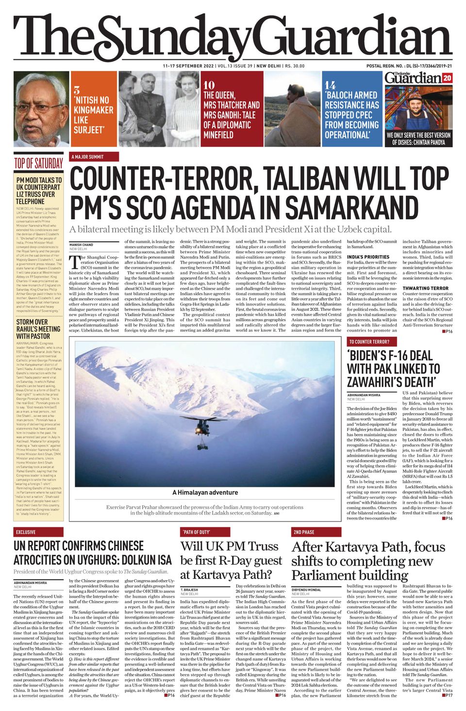 The Sunday Guardian-September 11, 2022 Newspaper