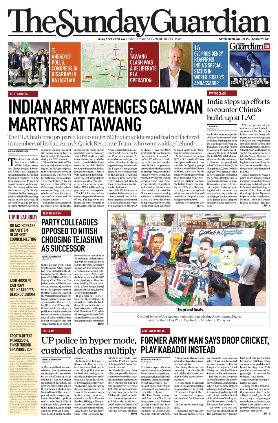 The Sunday Guardian-December 18, 2022 Newspaper