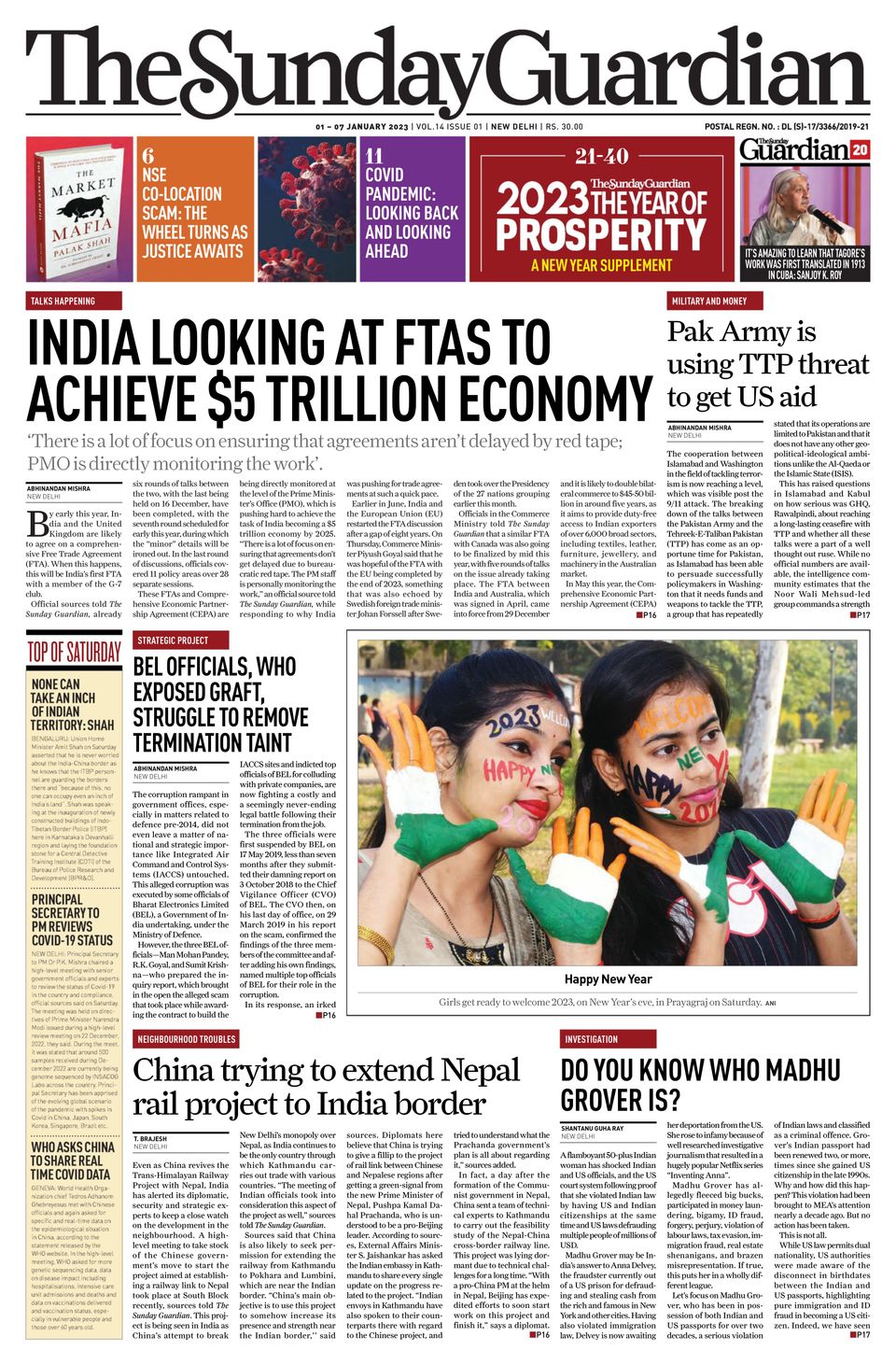 The Sunday Guardian-January 01, 2023 Newspaper
