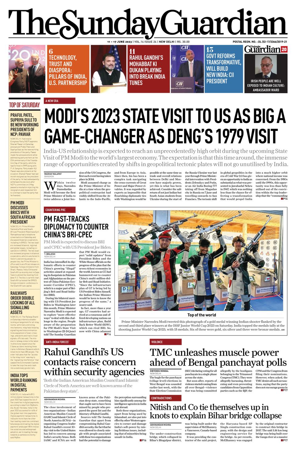 Get digital access to The Sunday Guardian - June 11, 2023 issue | Magzter.com