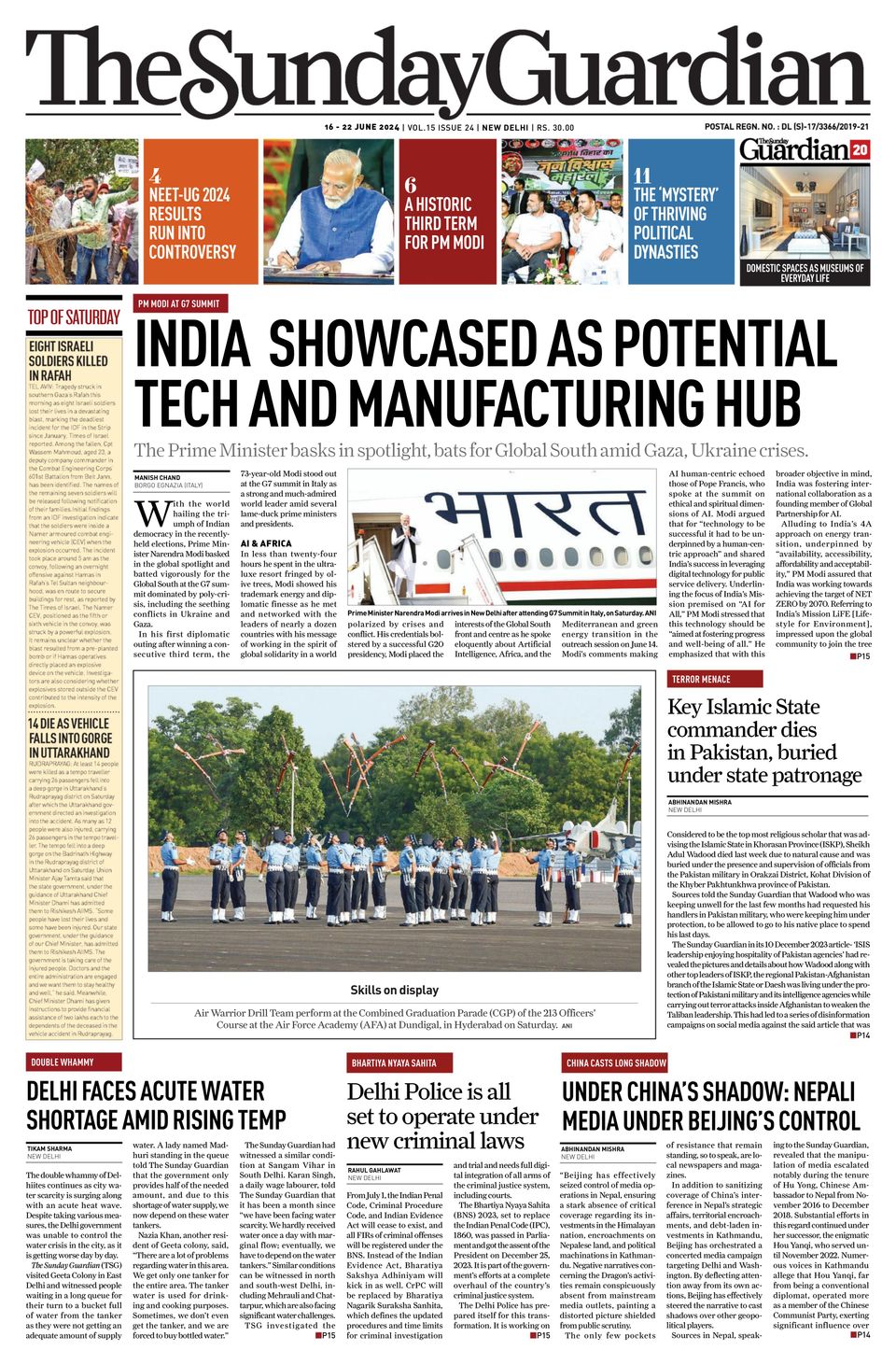 The Sunday Guardian-June 16, 2024 Newspaper - Get your Digital Subscription