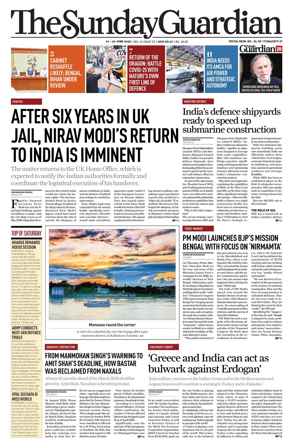Get digital access to The Sunday Guardian - June 01, 2025 issue ...