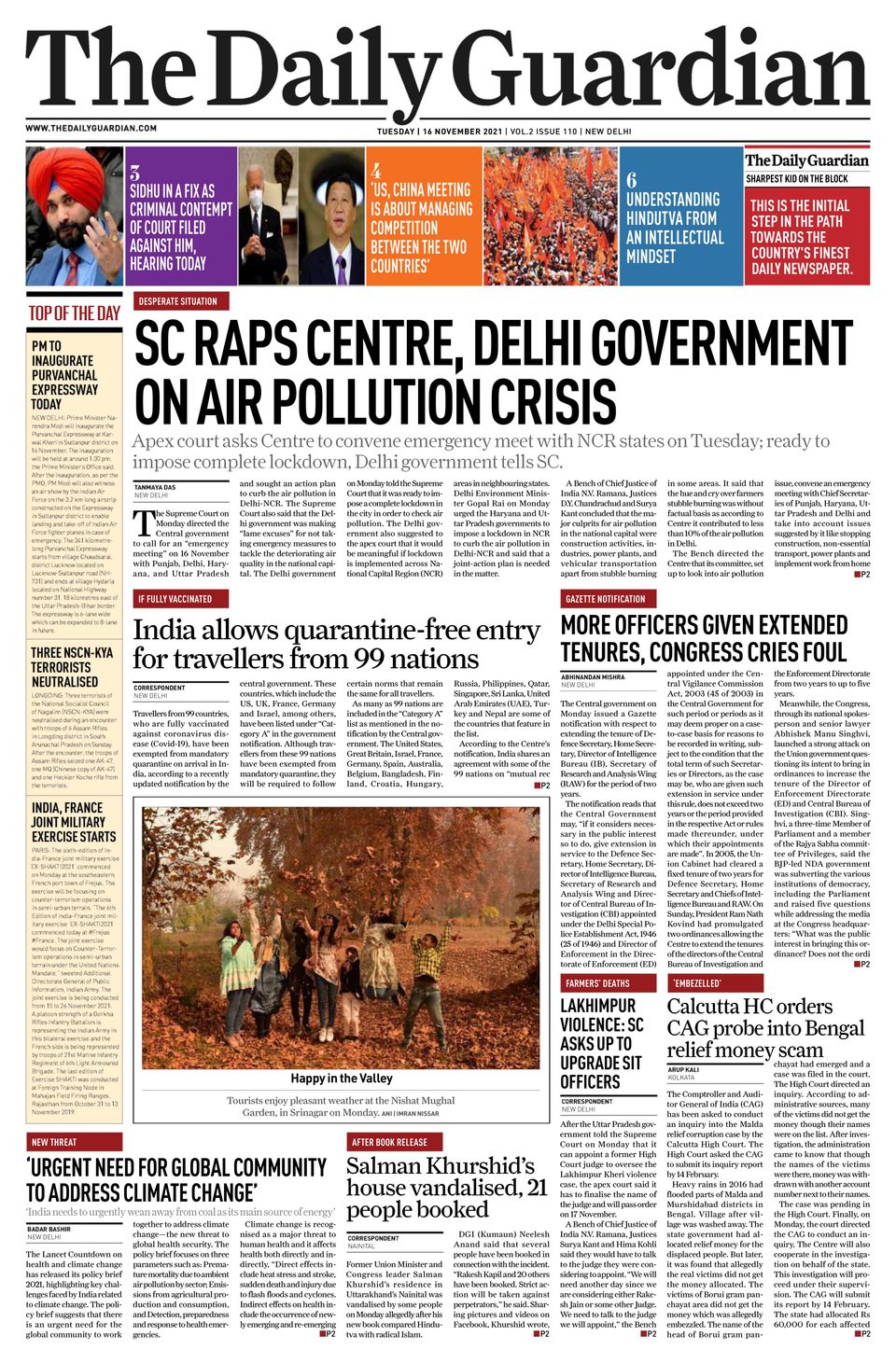 Get digital access to The Daily Guardian - November 16, 2021 issue ...
