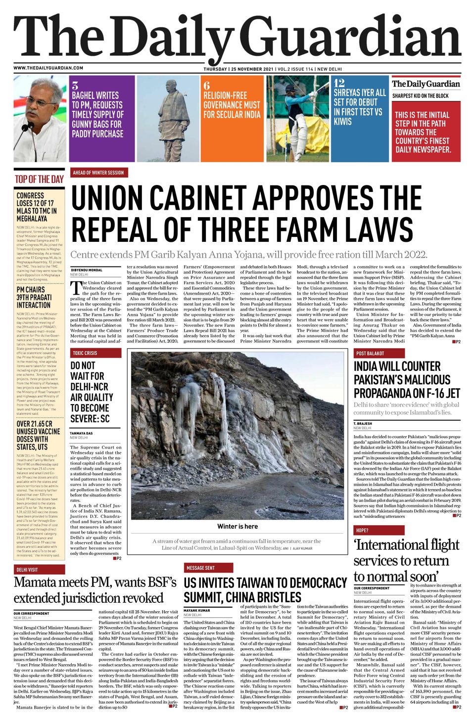 Get digital access to The Daily Guardian - November 25, 2021 issue ...