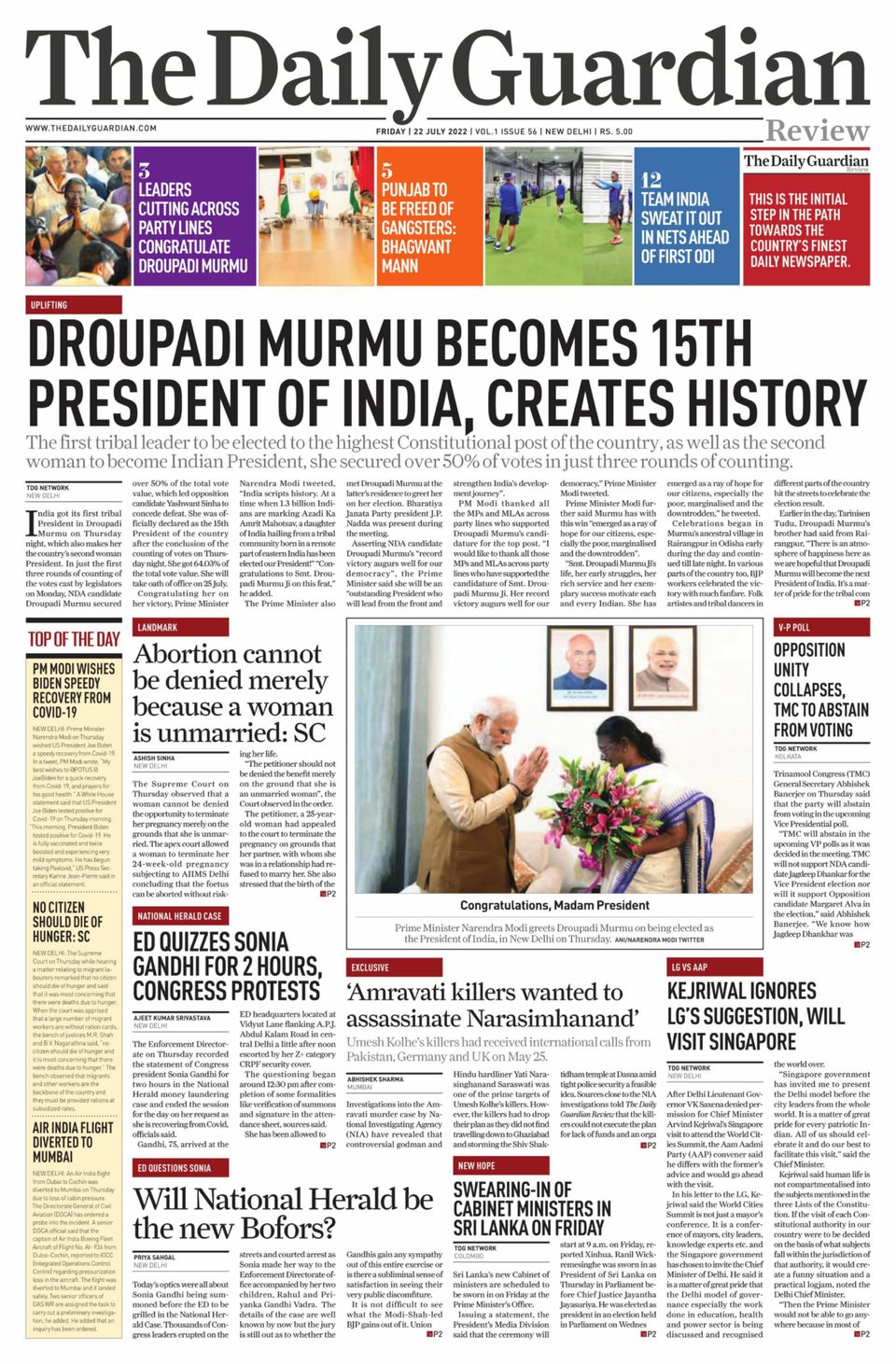 Get digital access to The Daily Guardian - July 22, 2022 issue ...