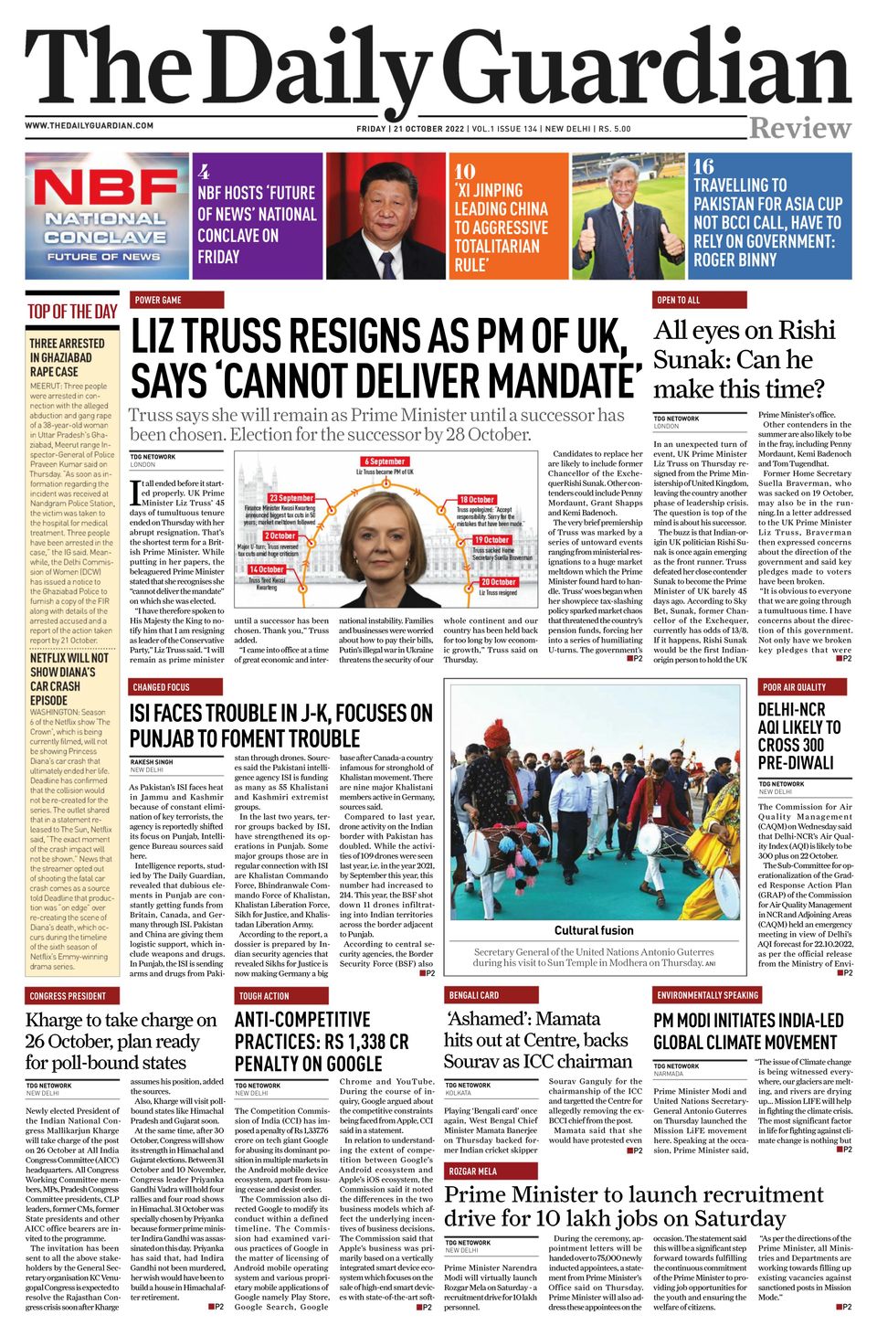 Get digital access to The Daily Guardian - October 21, 2022 issue ...