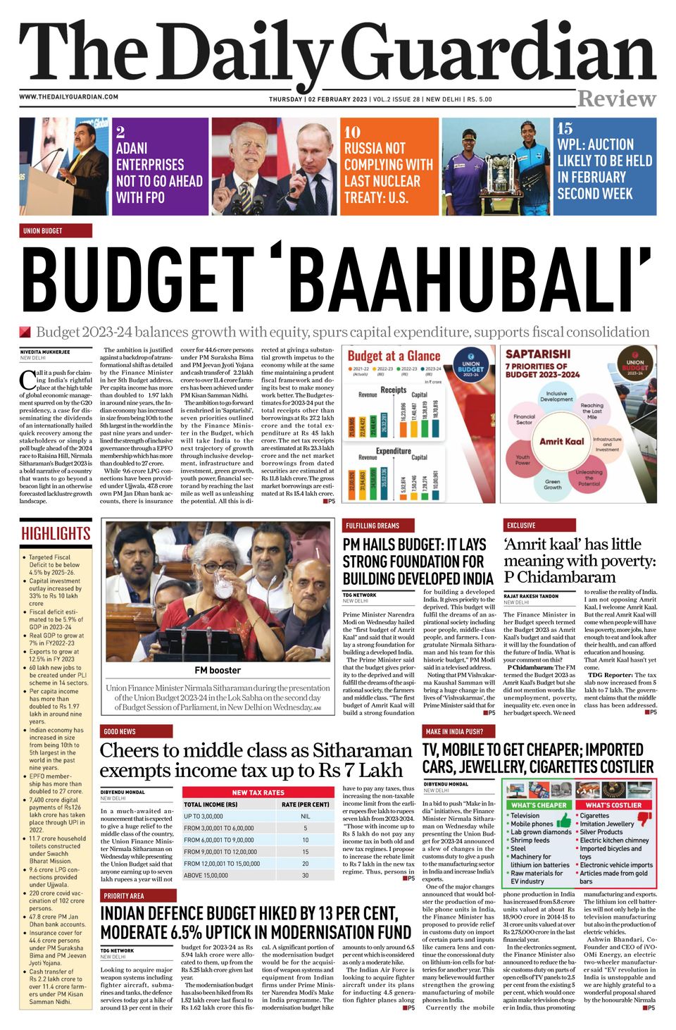 The Daily Guardian-February 02, 2023 Newspaper