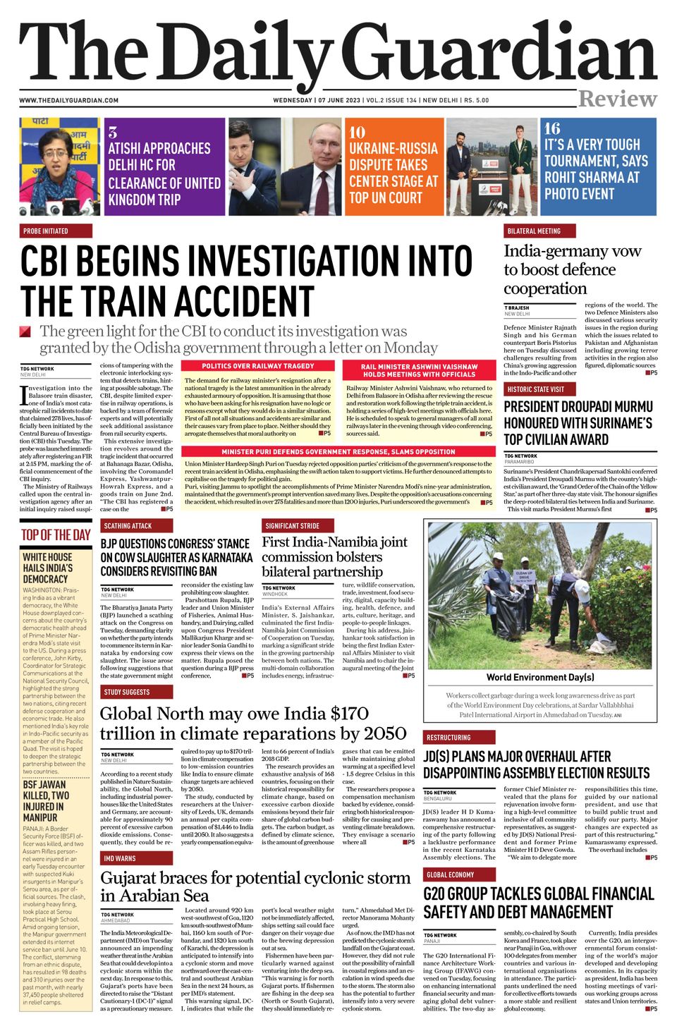 The Daily Guardian-June 07, 2023 Newspaper - Get your Digital Subscription