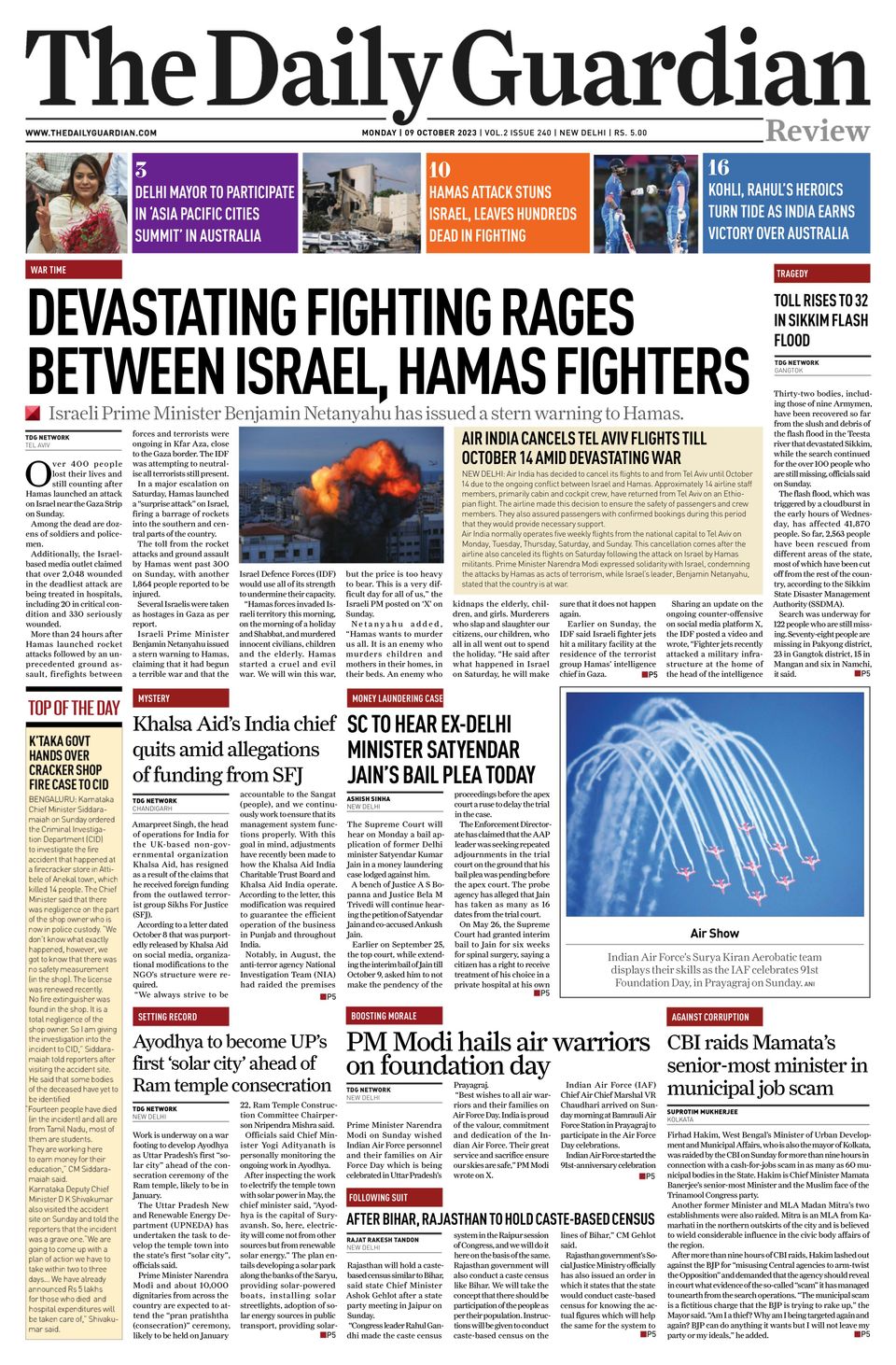 Get digital access to The Daily Guardian - October 09, 2023 issue ...