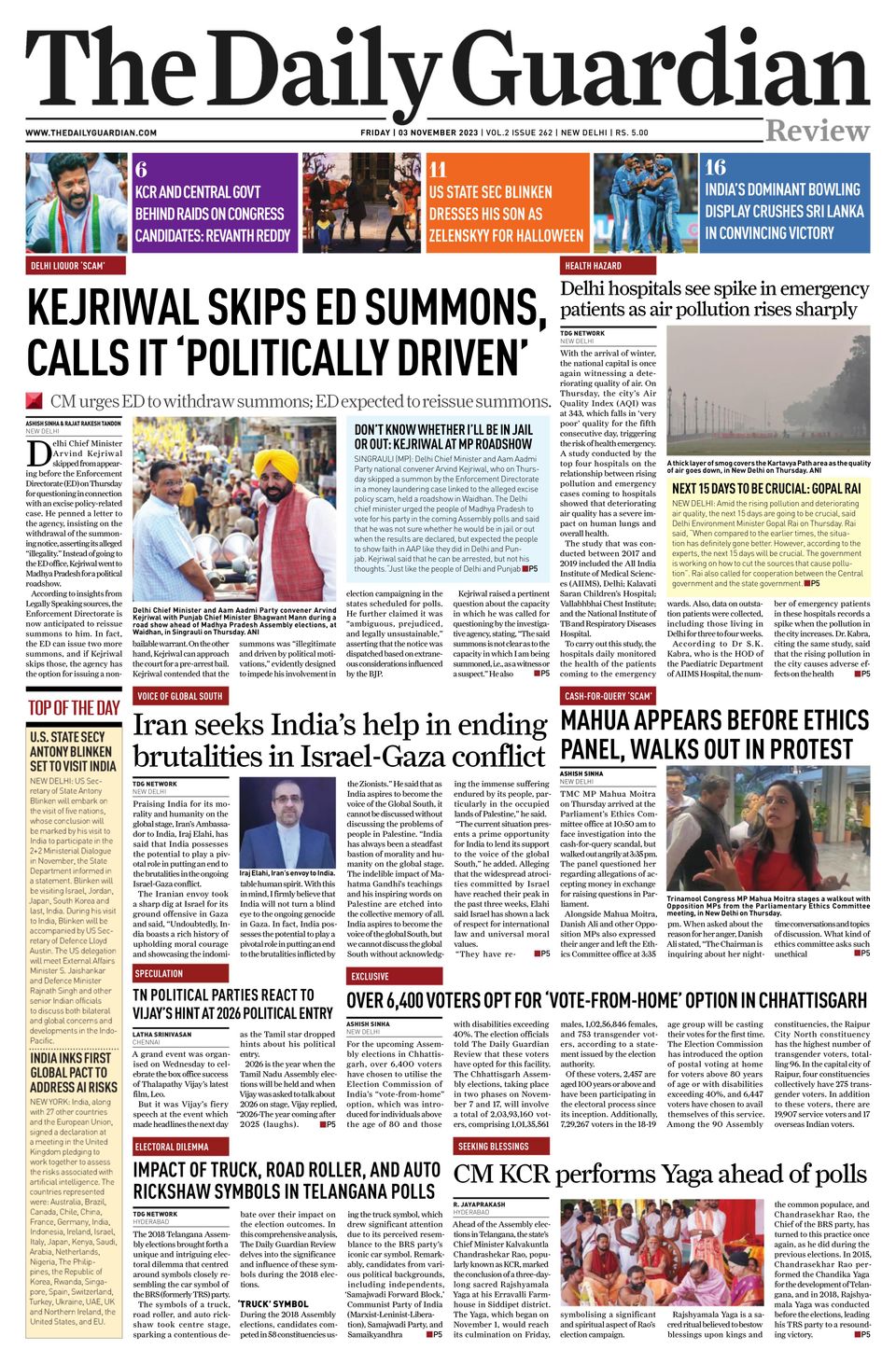 Get digital access to The Daily Guardian - November 03, 2023 issue ...
