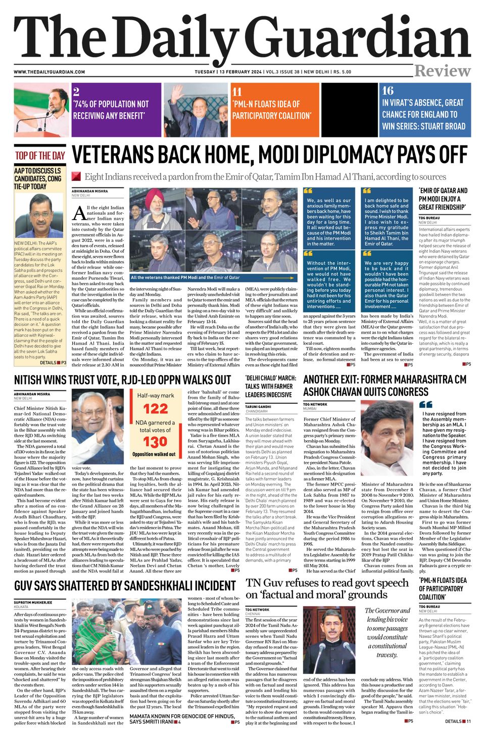 Get digital access to The Daily Guardian - February 13, 2024 issue ...