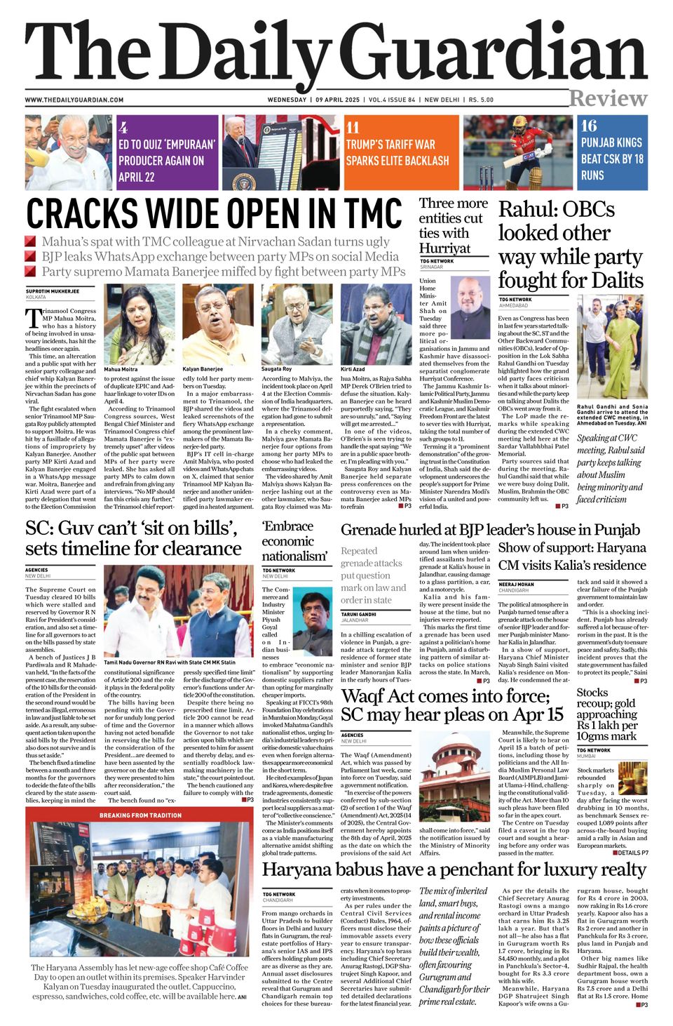 Get digital access to The Daily Guardian - April 09, 2025 issue ...