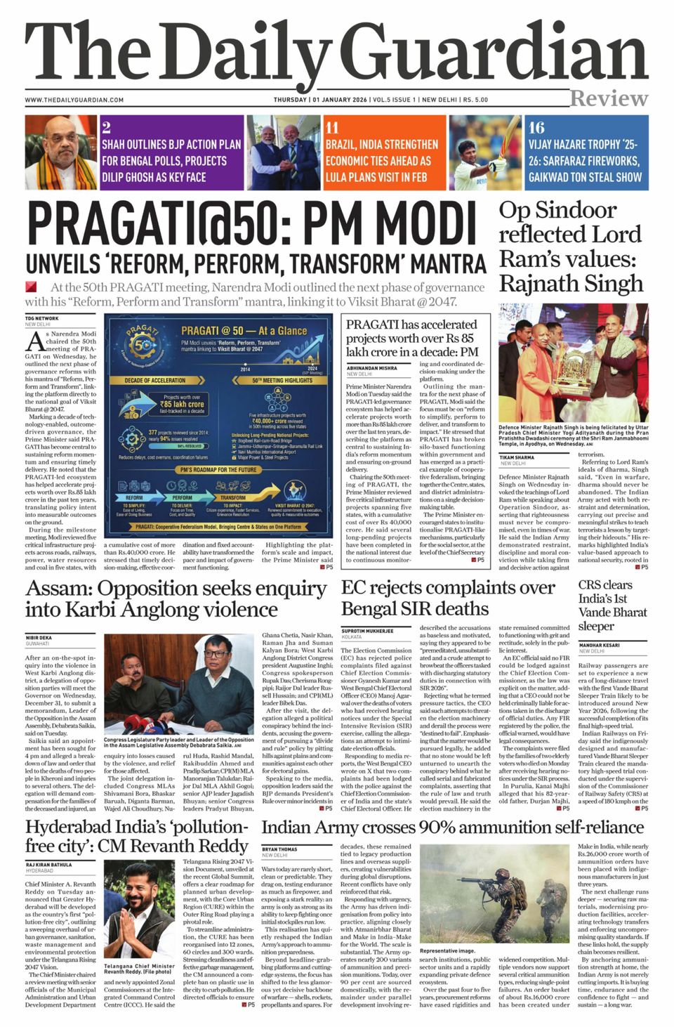 Get digital access to The Daily Guardian - January 01, 2026 issue ...
