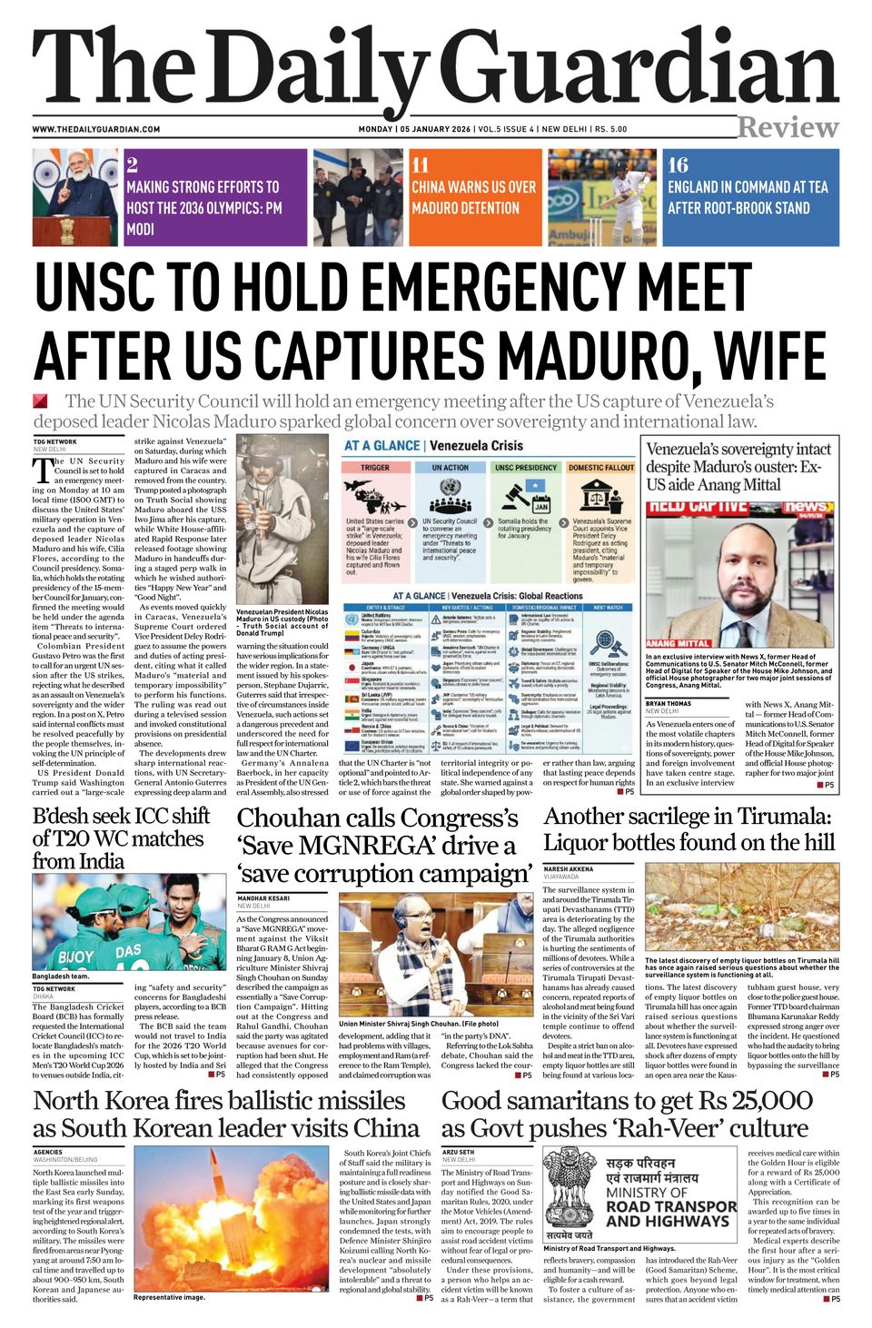 Get digital access to The Daily Guardian - January 05, 2026 issue ...