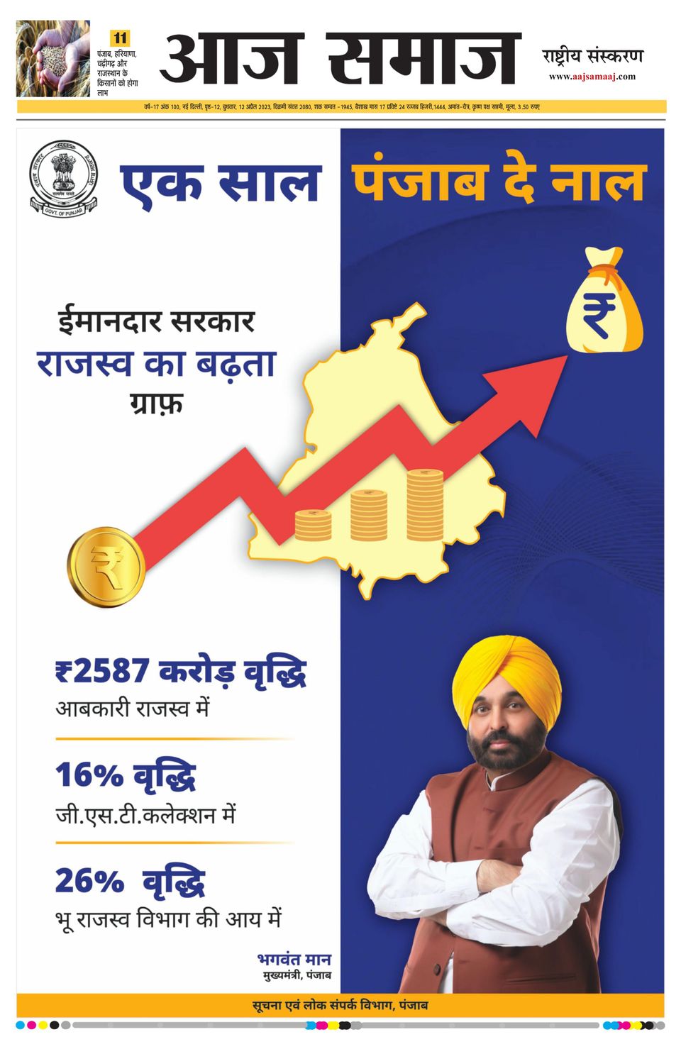 Aaj Samaaj-April 12, 2023 Newspaper - Get your Digital Subscription