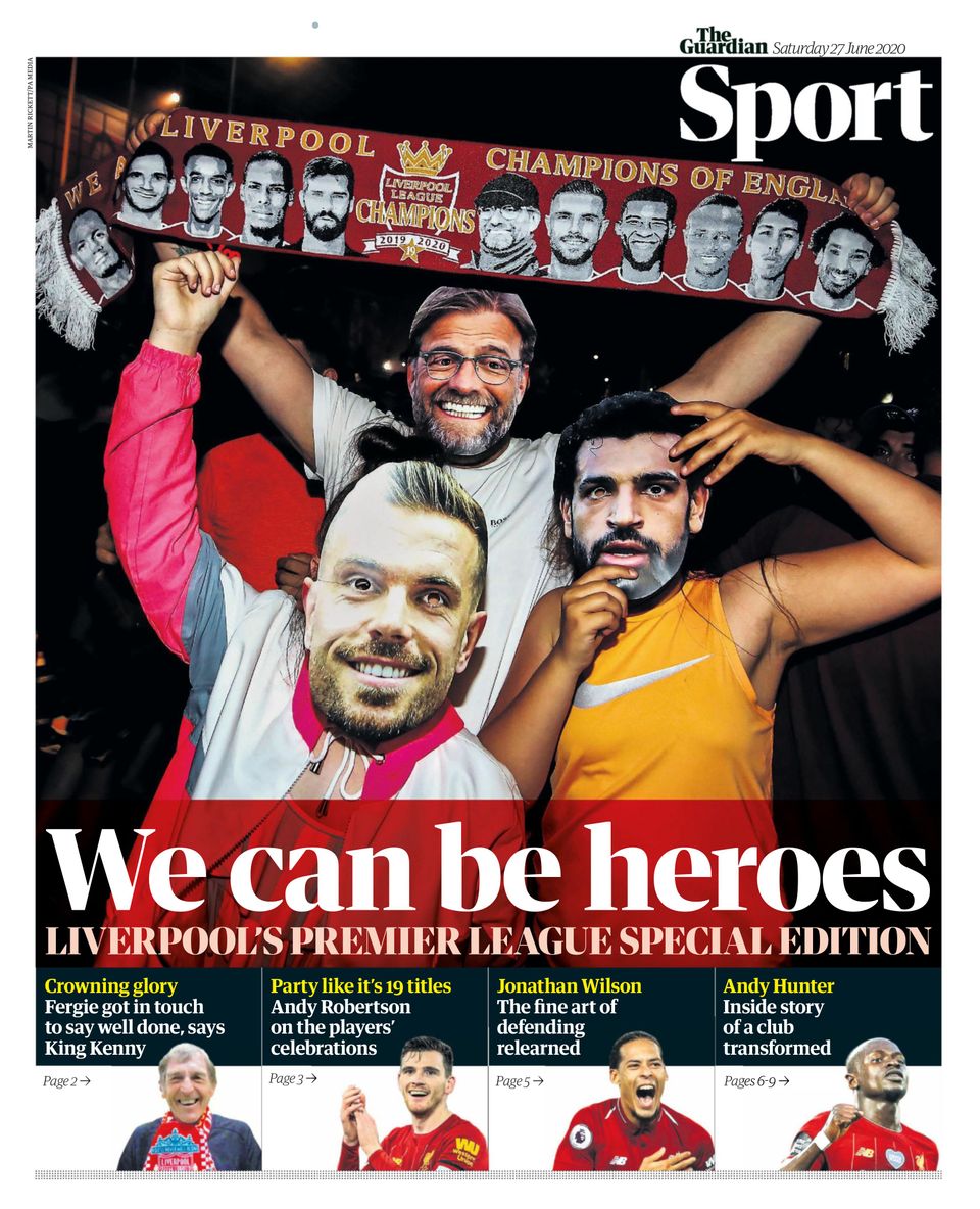 Guardian - Sport-June 27, 2020 Newspaper - Get your Digital Subscription Guardian - Sport-June 27, 2020 Newspaper - Get your Digital Subscription