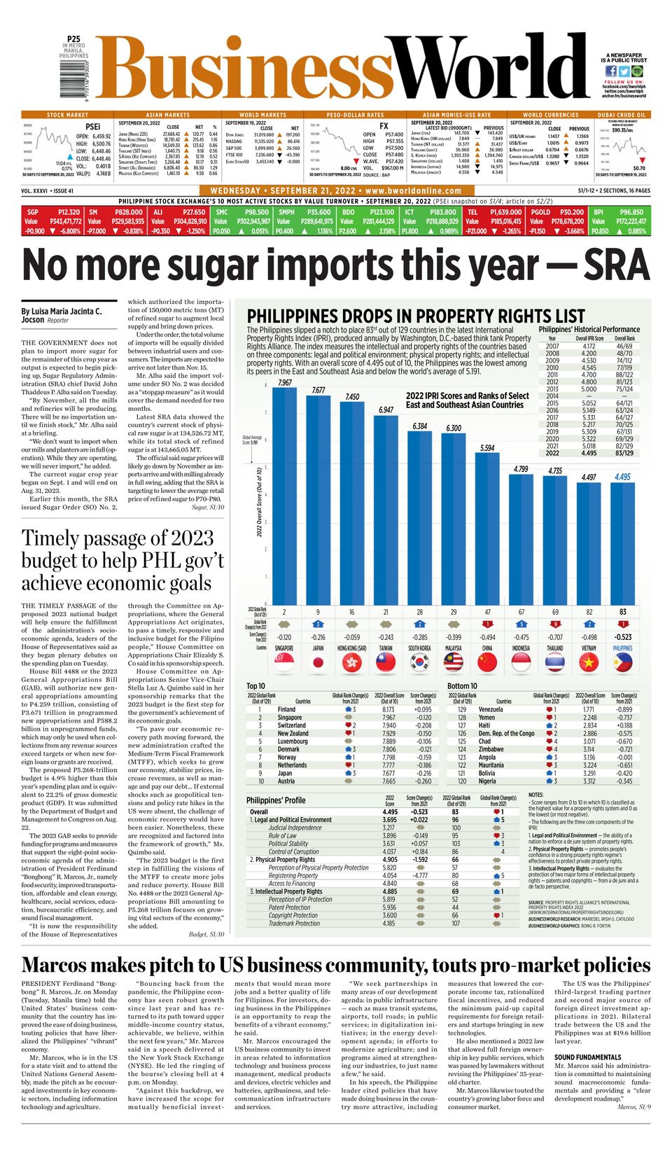 Get digital access to Business World Philippines - September 21, 2022 issue | Magzter.com