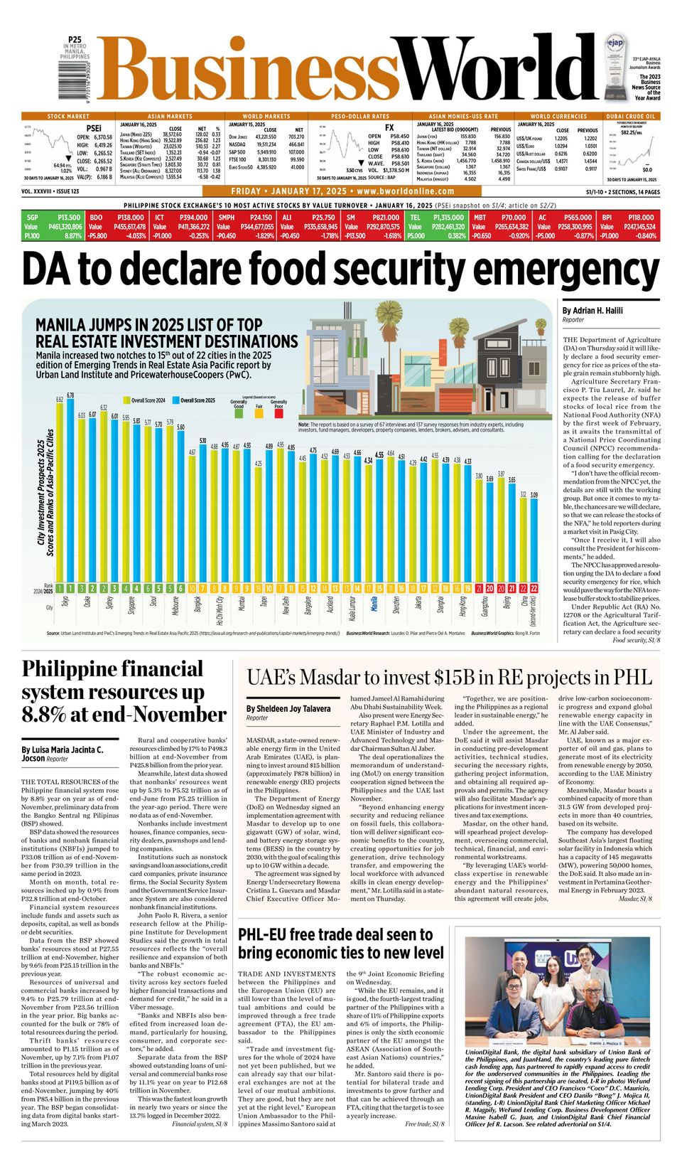 Get digital access to Business World Philippines - January 17, 2025 issue | Magzter.com