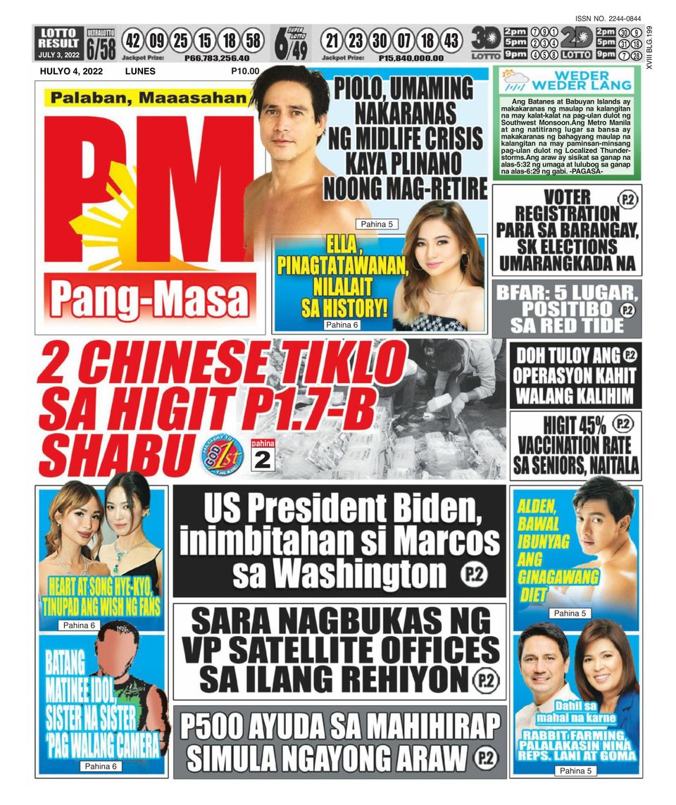 Pang Masa Newspaper - Get your Digital Subscription