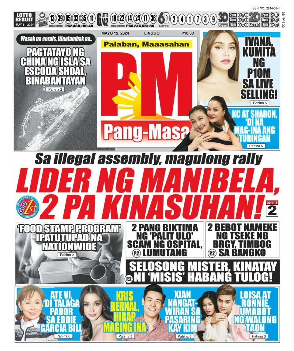 Get digital access to Pang Masa - May 12, 2024 issue | Magzter.com