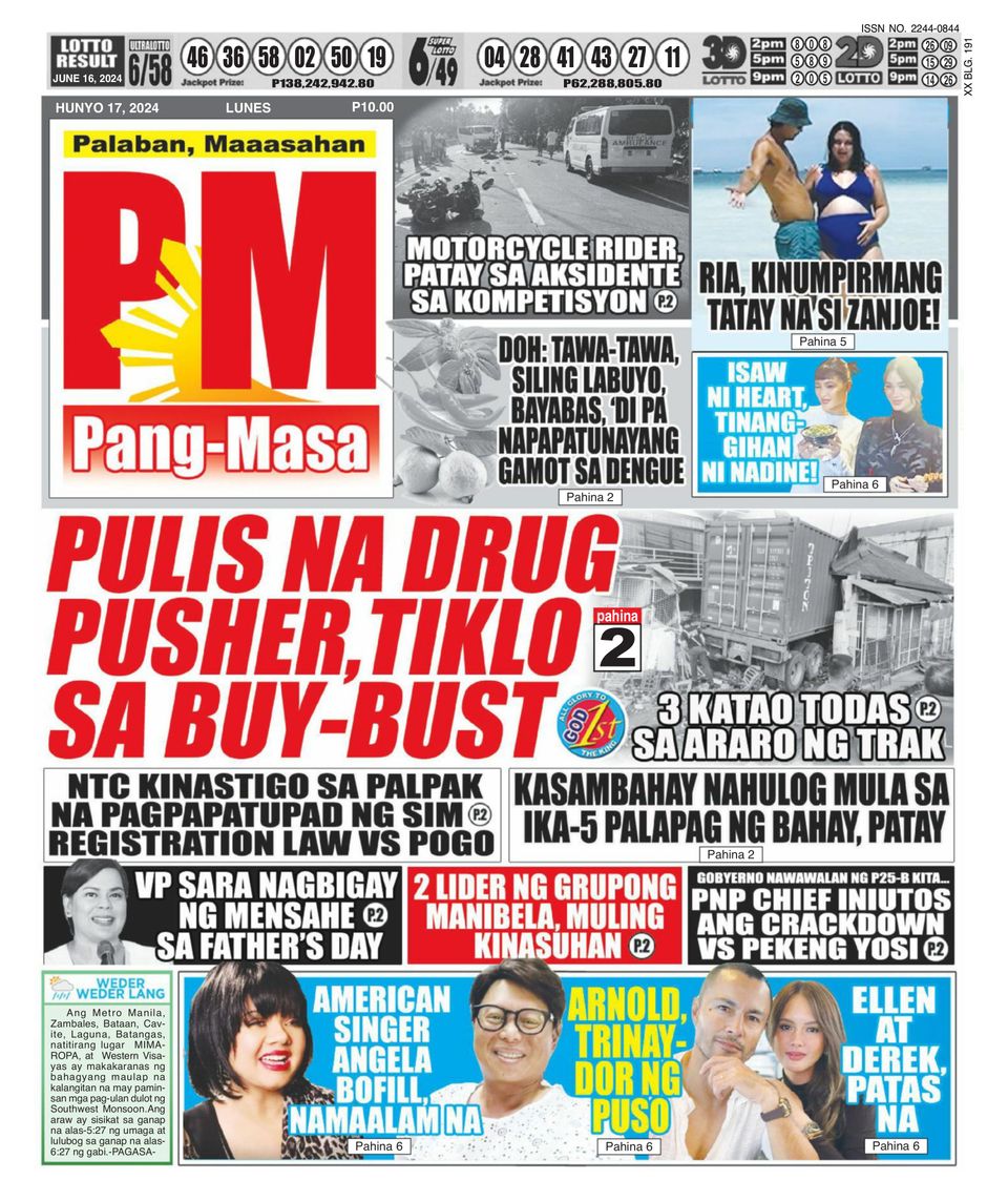 Pang Masa Newspaper - Get your Digital Subscription