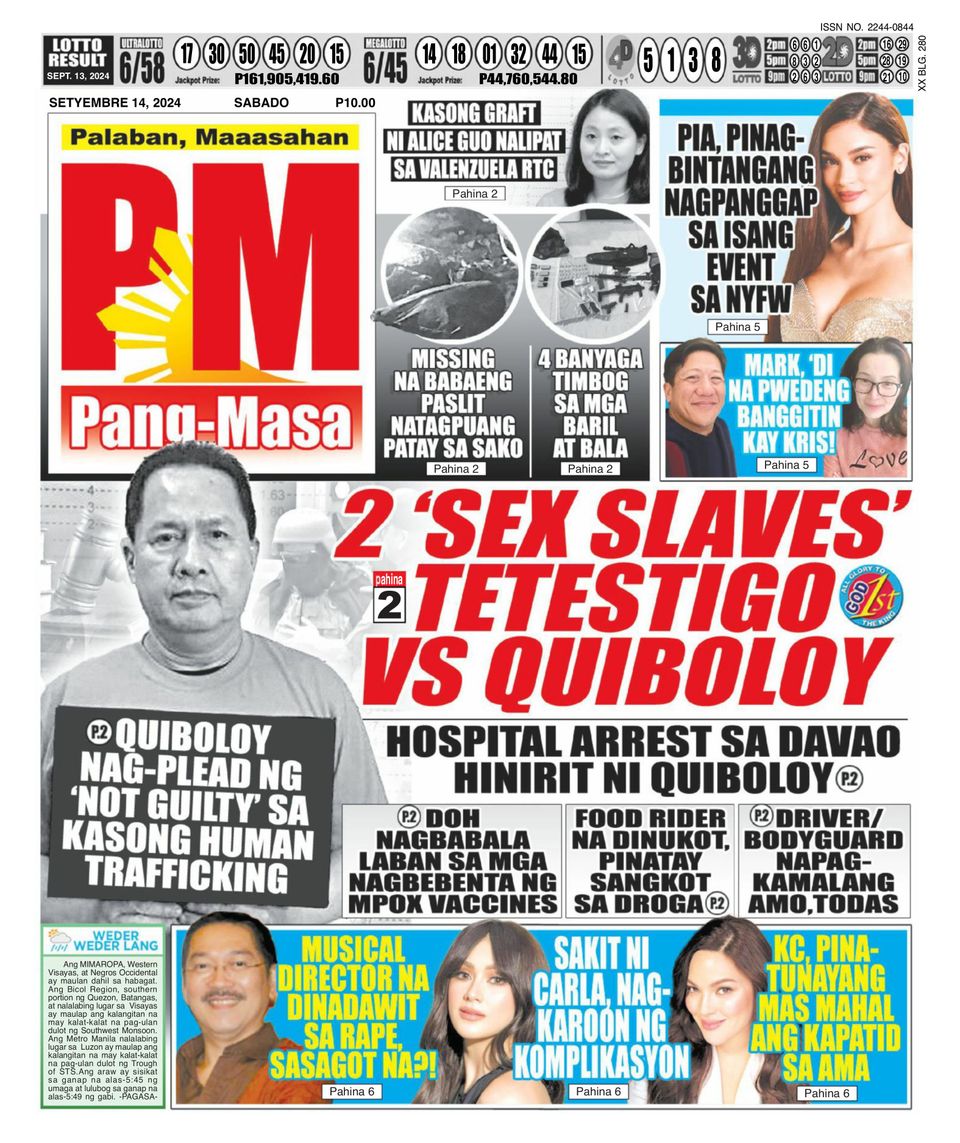Pang Masa Newspaper - Get your Digital Subscription