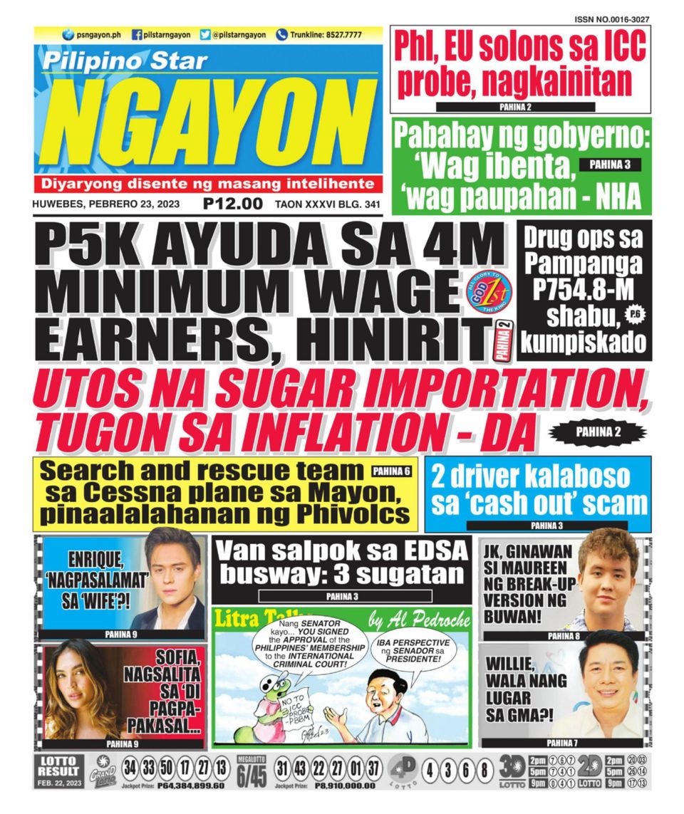 Get digital access to Pilipino Star Ngayon - February 23, 2023 issue | Magzter.com