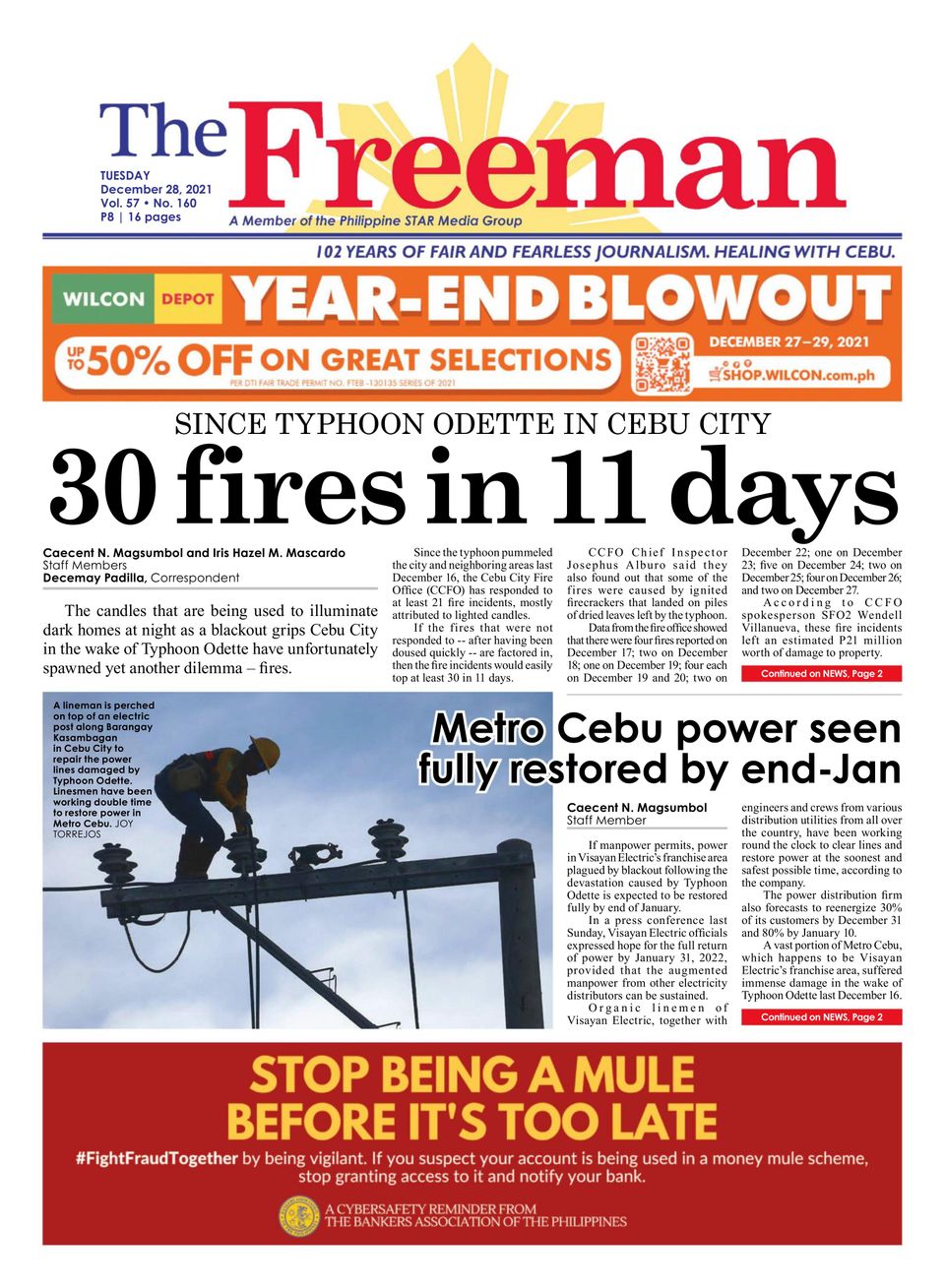 The Freeman-December 28, 2021 Newspaper - Get your Digital Subscription