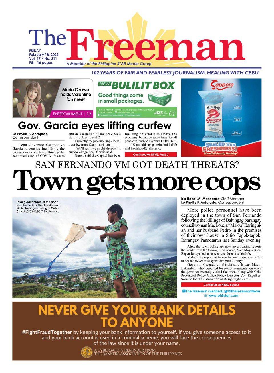 The Freeman-February 18, 2022 Newspaper - Get your Digital Subscription