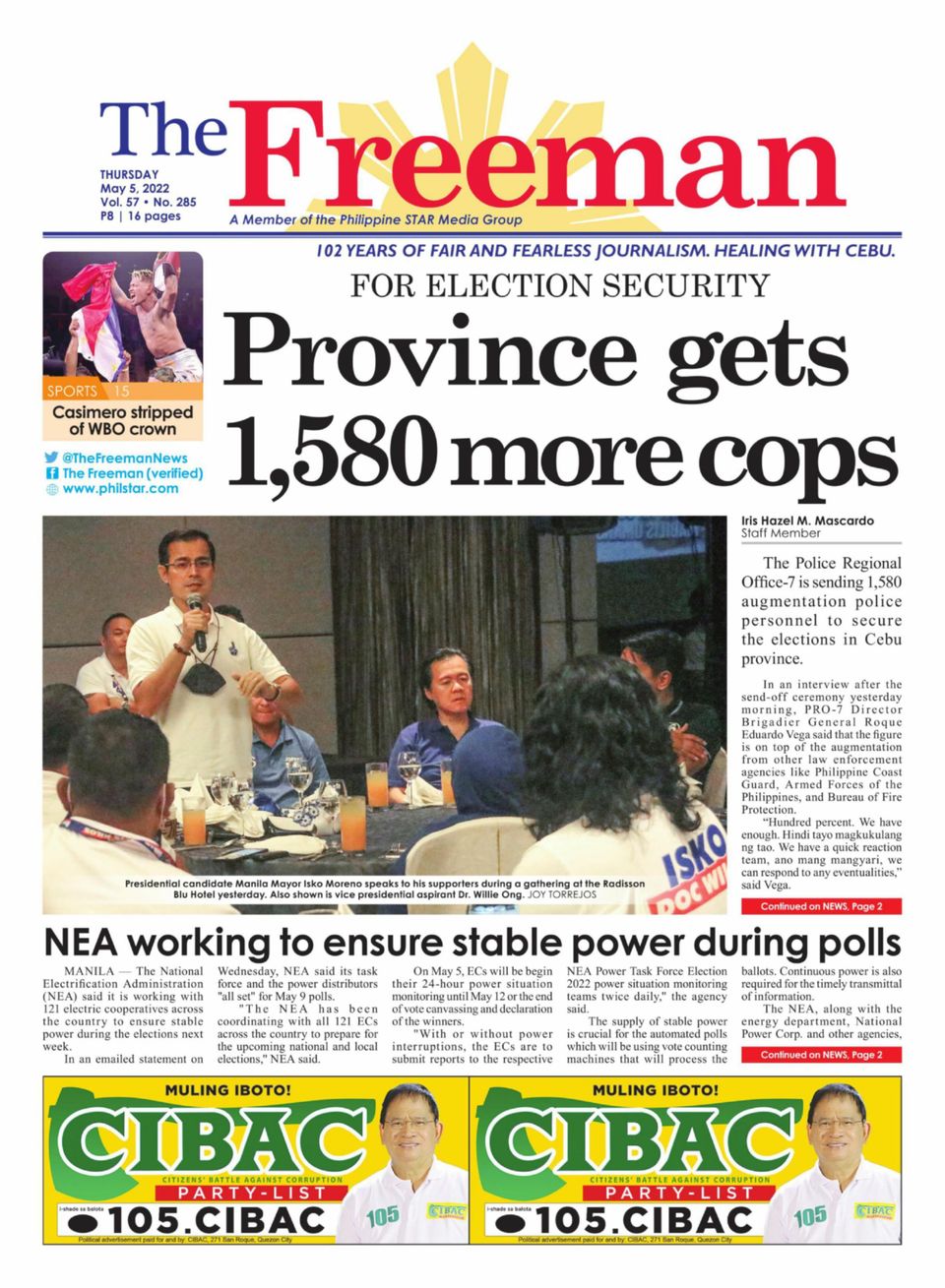The Freeman-May 05, 2022 Newspaper - Get your Digital Subscription
